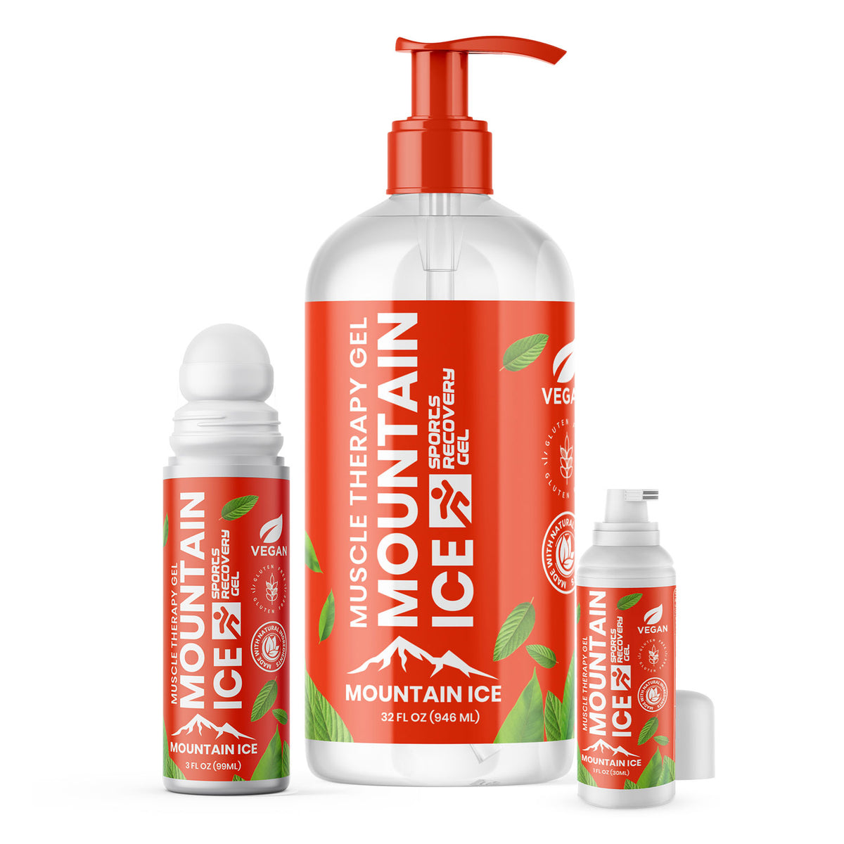 New Mountain Ice Muscle Therapy Gel - Mountain Ice Pain Relief Gel