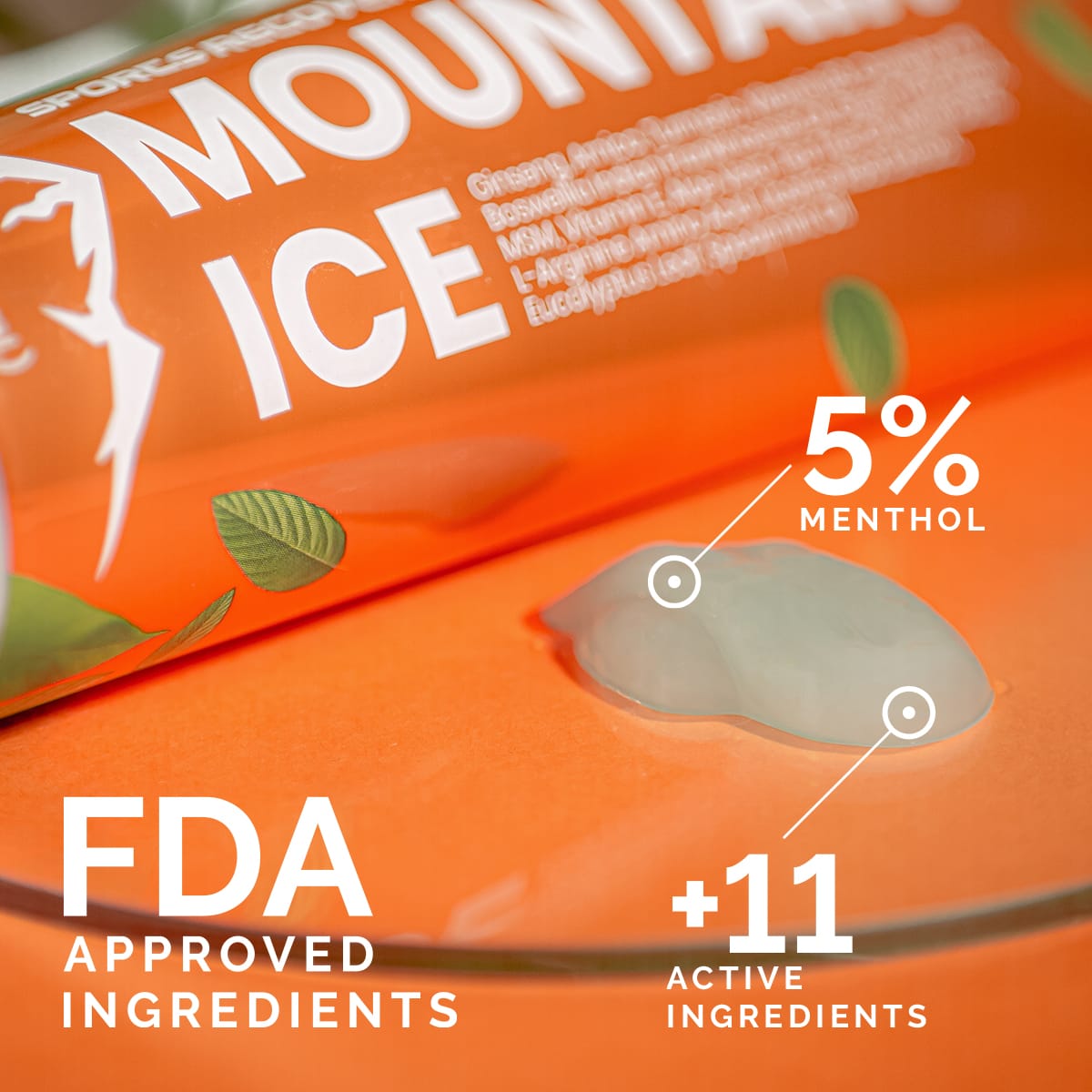 Mountain Ice Muscle Therapy Gel with Natural Ingredients 4 oz ...